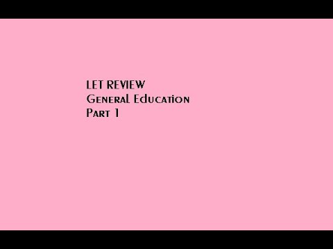 Review Let - Gen Ed - YouTube