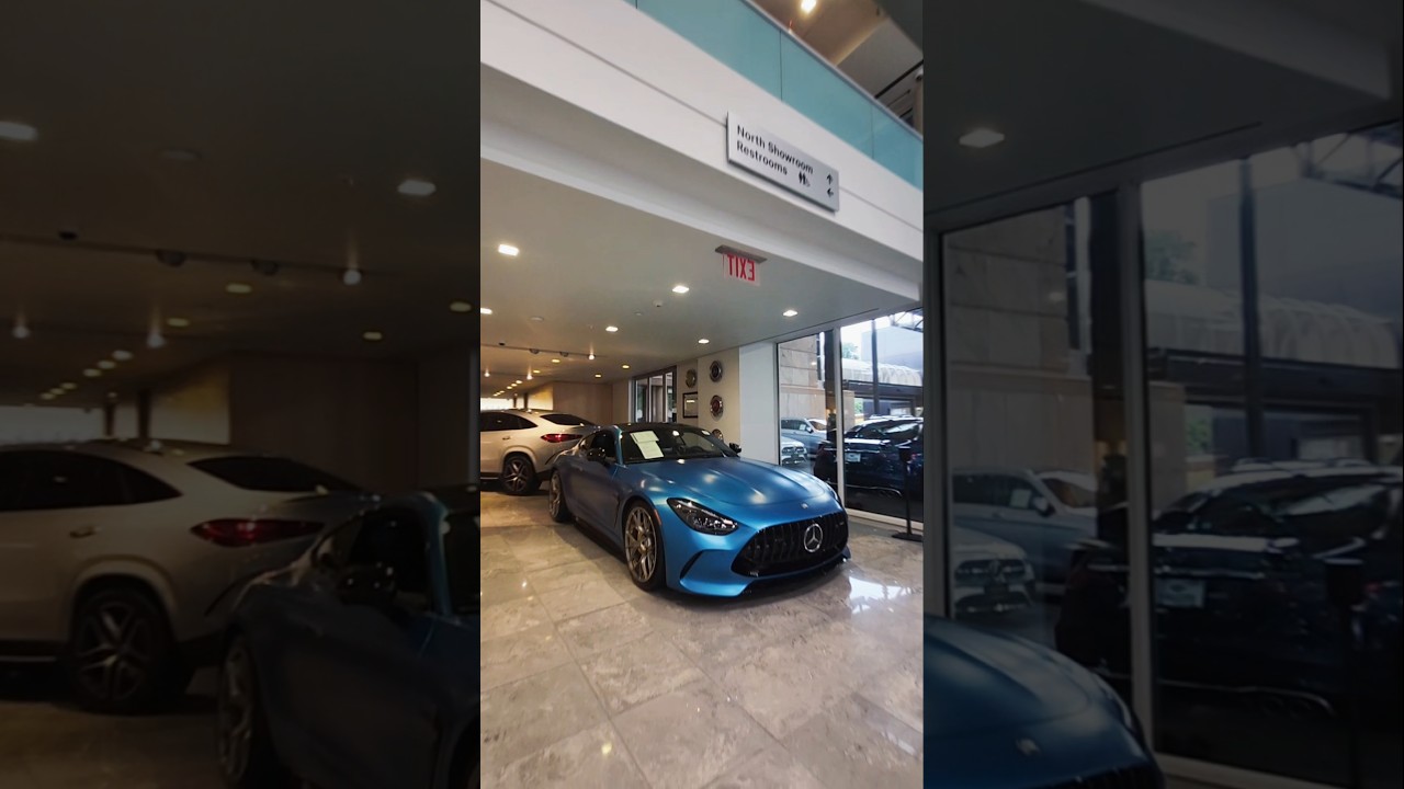 🔥 2024 Mercedes-AMG GT 63 finished in MANUFAKTUR Hyper Blue Magno now ...