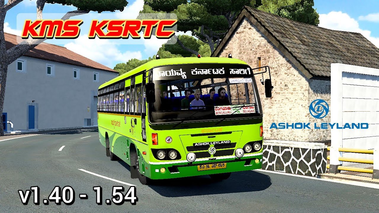 ETS2 (1.40 ~ 1.54) KMS Ashok Leyland Bus Mod | Installation Tutorial ...
