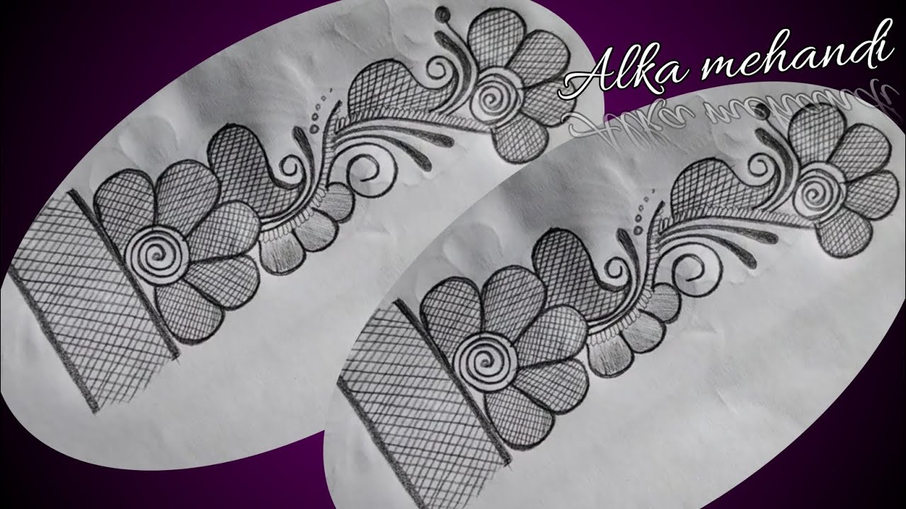 trending mehandi design 2024 ll beautiful jalidar mehandi design - Alka ...