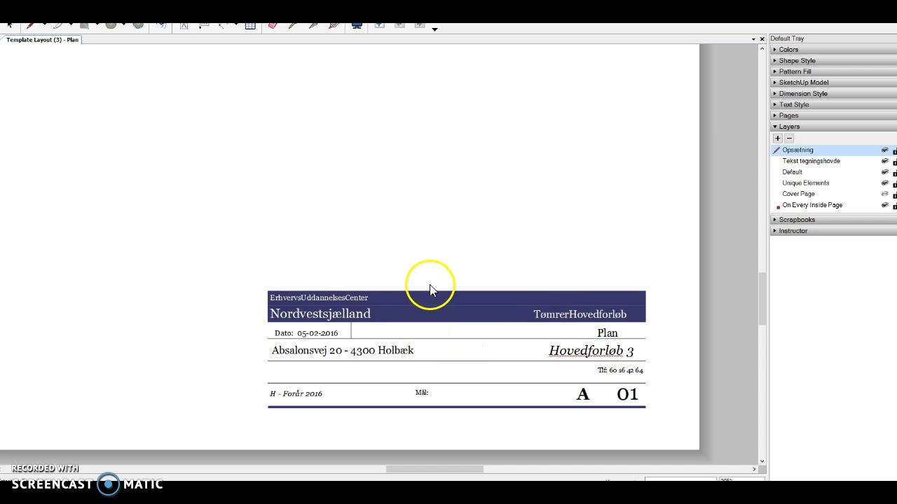 Template til LayOut - YouTube