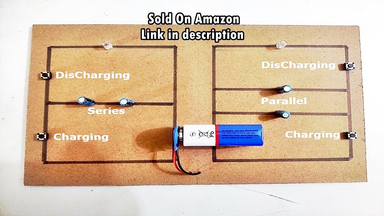 Capacitor model class 12 physics - YouTube