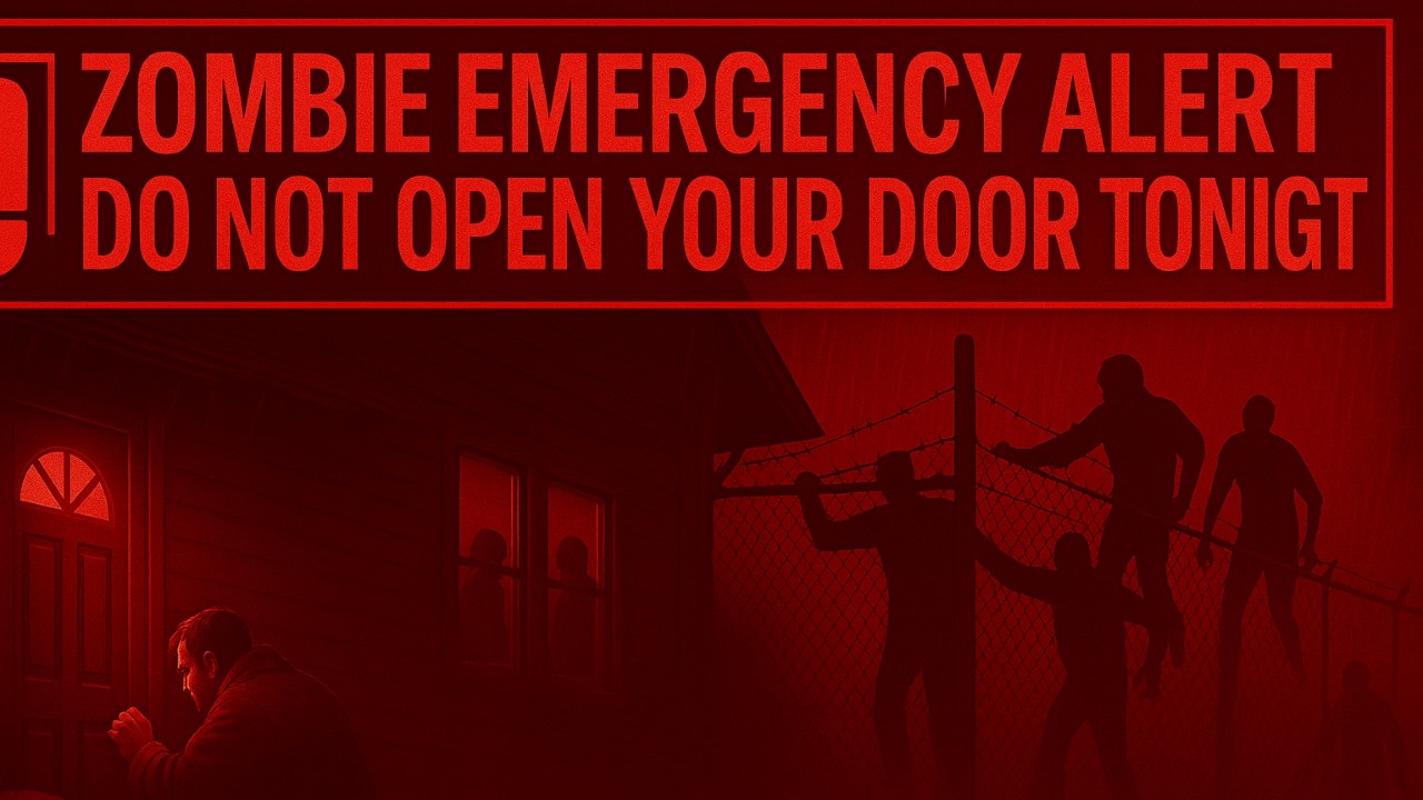 ZOMBIE EMERGENCY ALERT: DO NOT OPEN YOUR DOOR TONIGHT - YouTube