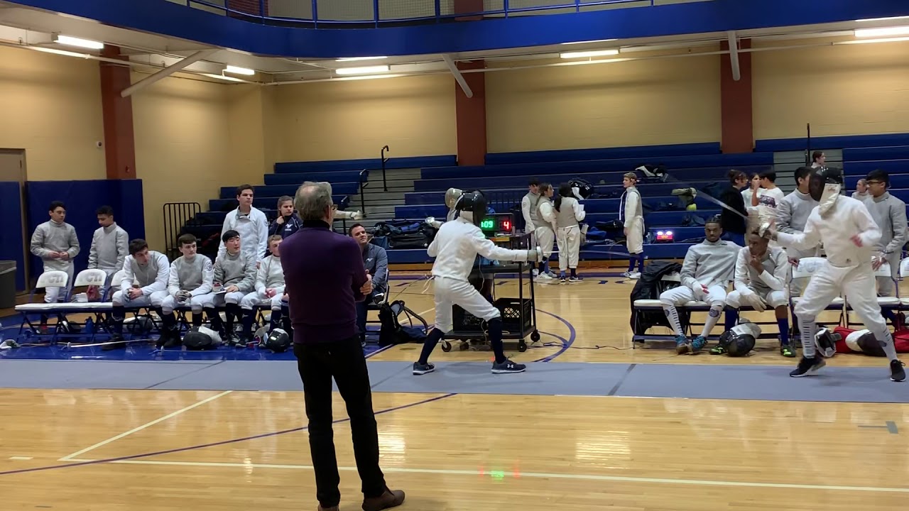 Alex fencing win!! Feb 2020 - YouTube