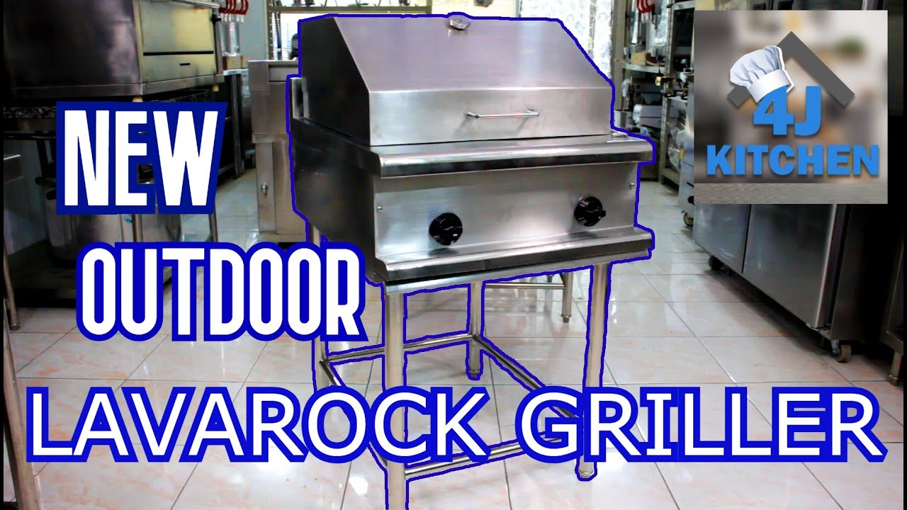 OUTDOOR LAVA ROCK GRILLER I Made by 4J I - YouTube