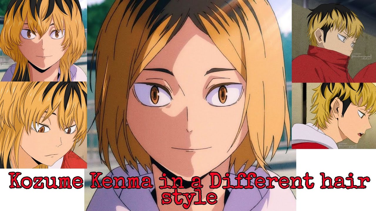 Haikyuu || Kozume Kenma in a different Hairstyle [Process Video/Speed ...