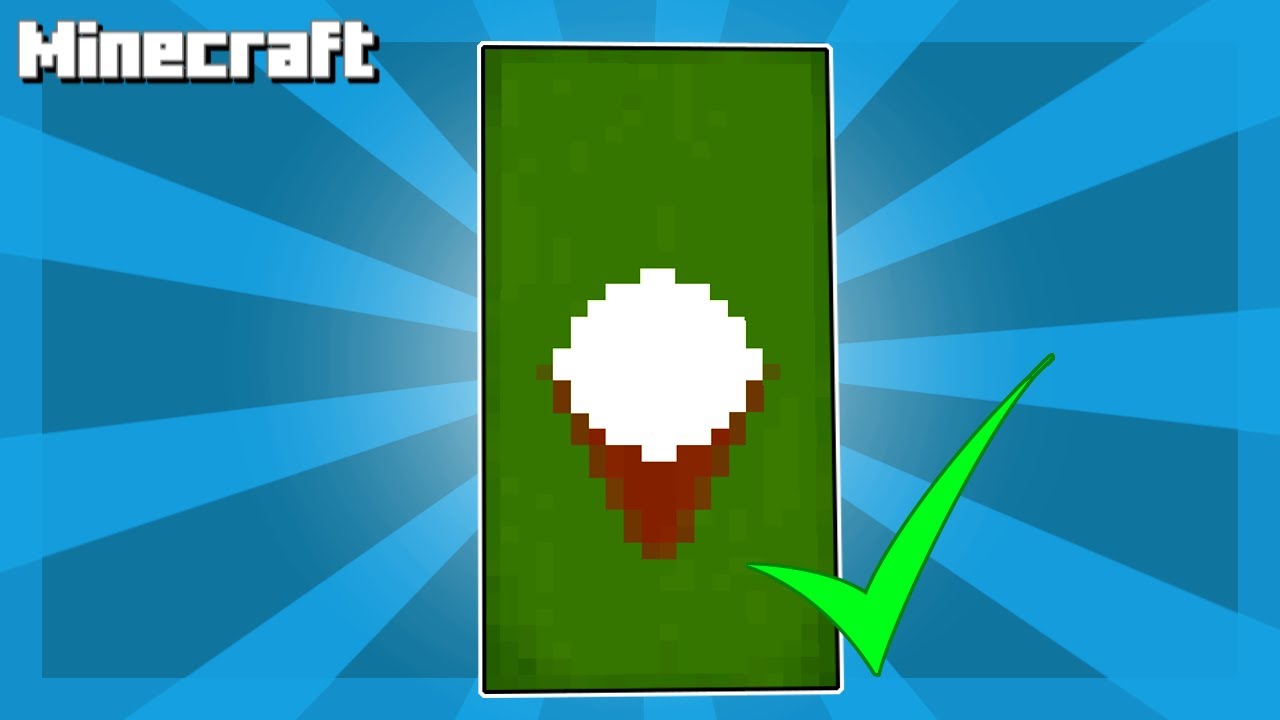 How to Make an Ice Cream Cone Banner in Minecraft! 1.21 Tutorial - YouTube