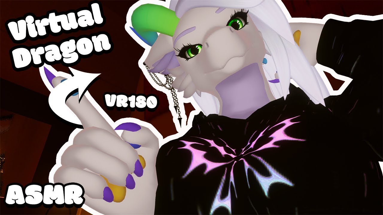 [Furry ASMR] Dragon Girl Puts You to Sleep in VR (VR180) - YouTube