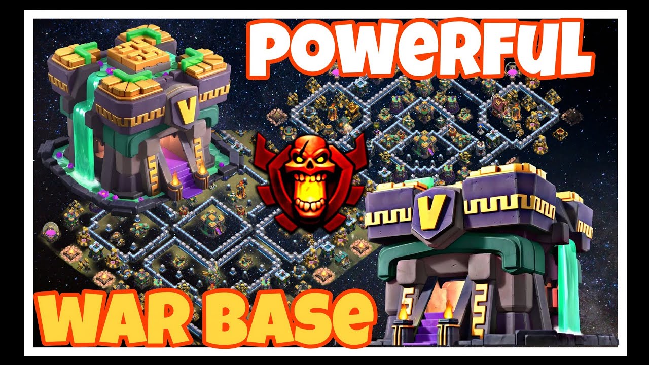 Most Powerful TH14 War Base Layouts - YouTube