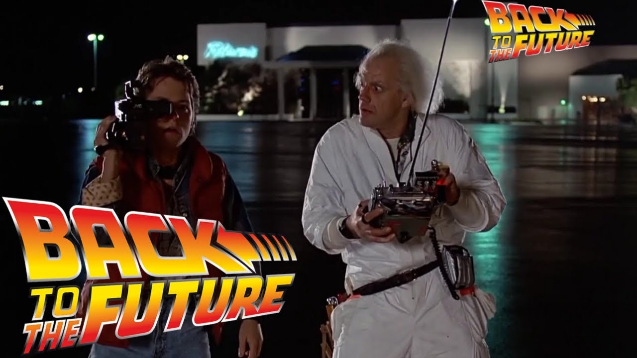 Back To The Future (1985) Movie Clips The Delorean Scene - YouTube
