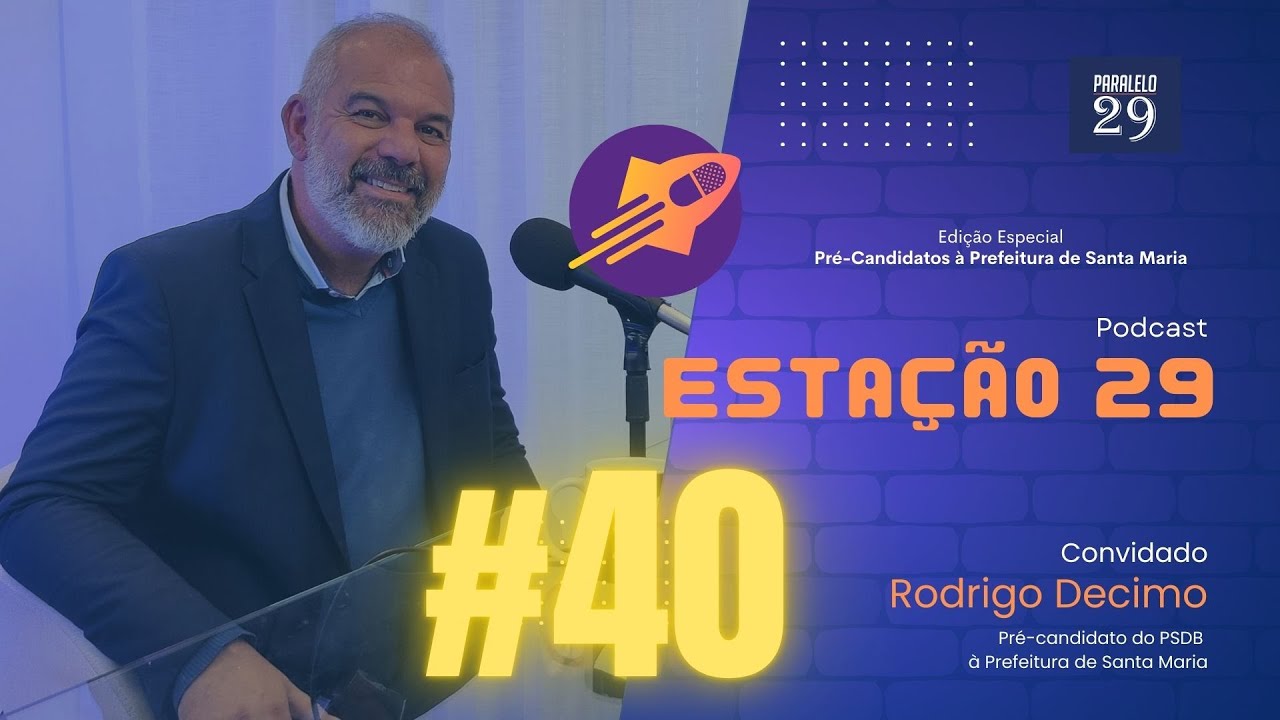 Rodrigo Decimo, pré-candidato do PSDB à Prefeitura de Santa Maria ...