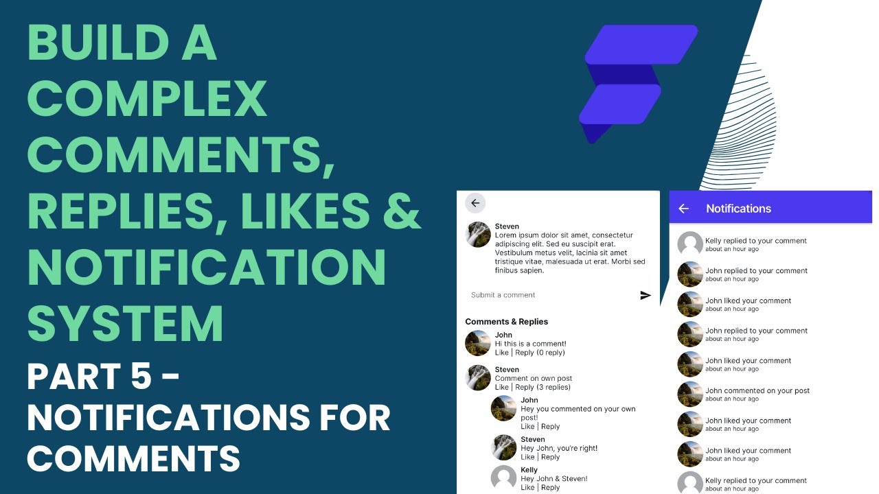 Build a COMPLEX Comments, Likes & Notification System Part 5 ...