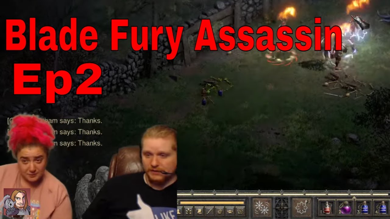 Diablo II Resurrected - Leveling My Blade Fury Assassin #2 (Live Stream ...