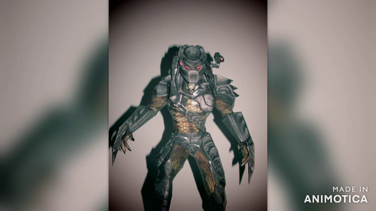 predador papercraft - YouTube