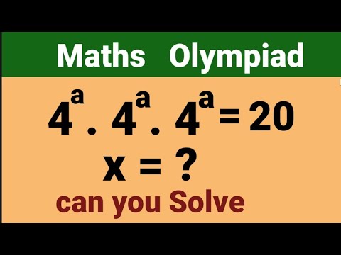 Maths Olympiad | educational question | A Tricky Maths - YouTube