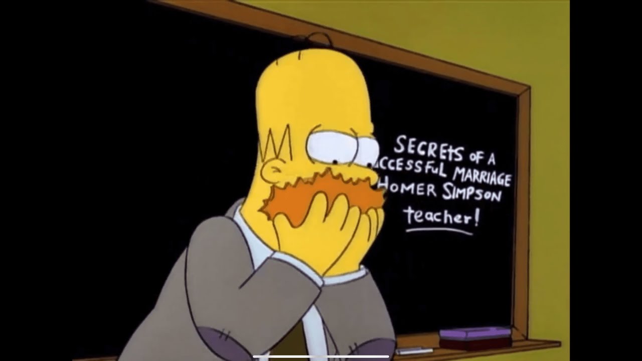 Homer e La Sua Professionalità Come Docente - I Simpson 5x22 - YouTube