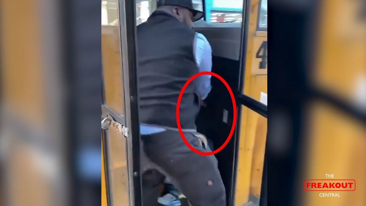 "Kid" Gets Thrown Out of Bus by Pissed Off Bus Driver - YouTube