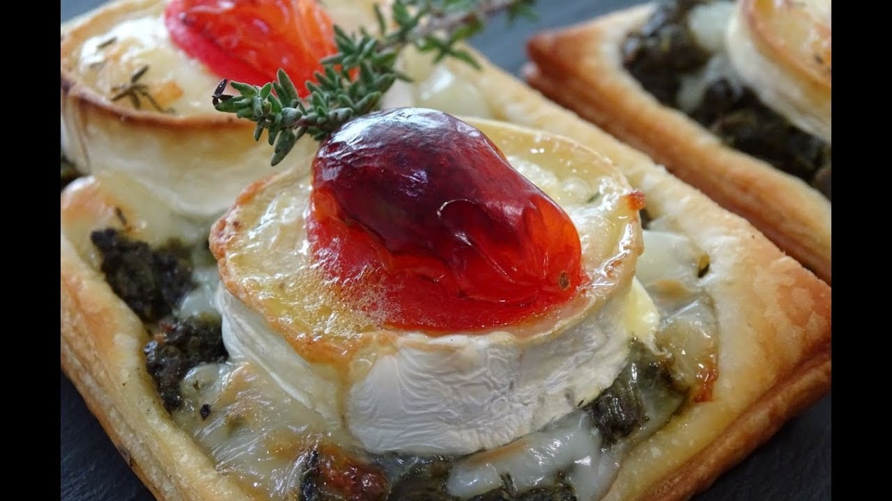 FEUILLETES CHÊVRE et EPINARDS - YouTube