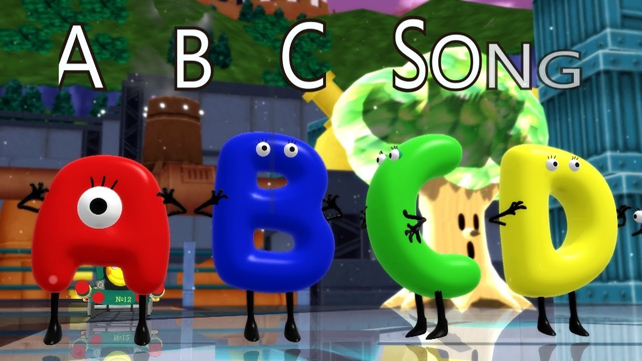 ABC Smiley Train Song | Nursery Rhymes for Kids | Baby Songs | Children ...