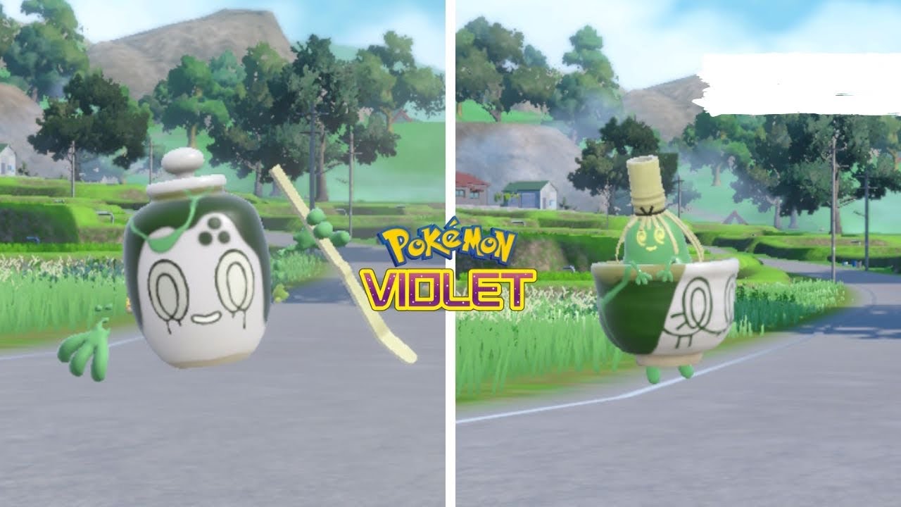 Shiny Poltchageist + Evolving Into Shiny Sinistcha! ~ Pokémon Scarlet ...