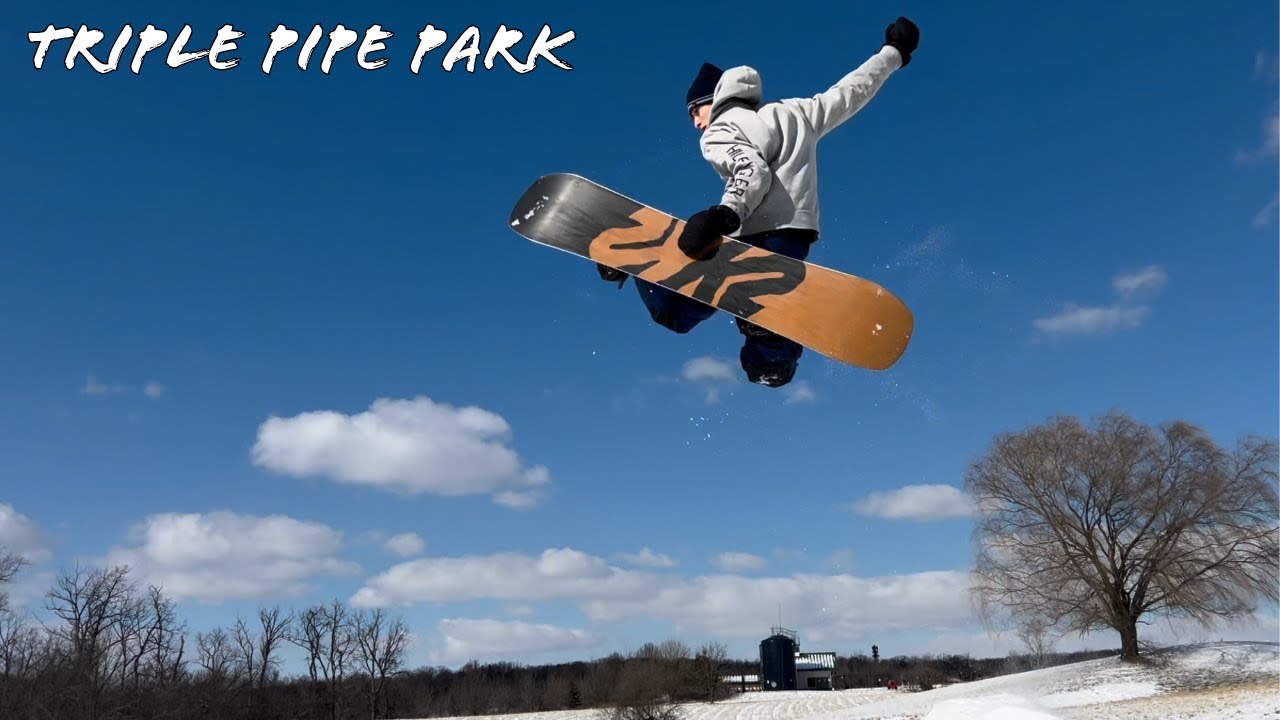 Backyard Terrain Park |Triple Pipe Park| Edit! - YouTube