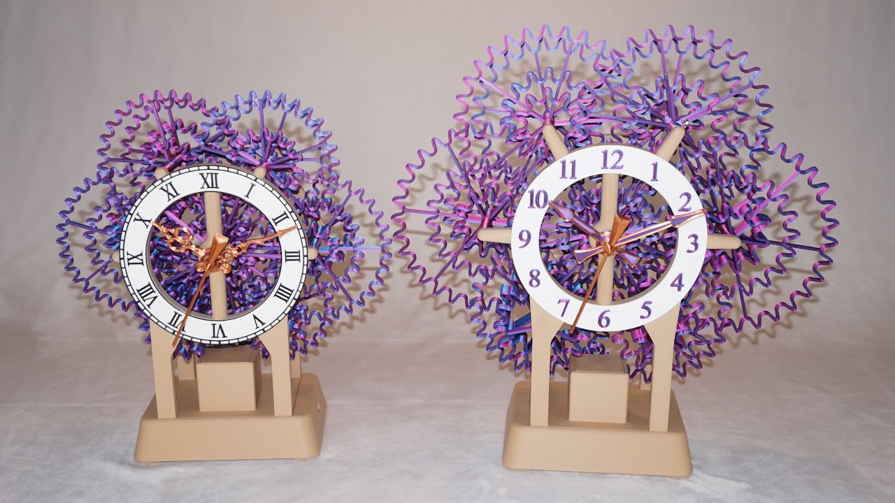 Crazy Gear Desk Clocks - YouTube