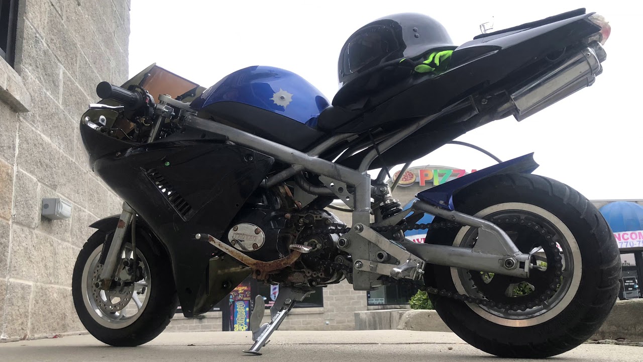 X7 Pocket Bike 110cc Restoration Wicked Foxx 🦊 Pt. 1 - YouTube