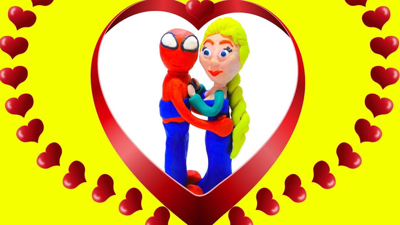 Spiderman & Frozen Elsa Tango Dance - Elsa Kiss Spiderman - Real Life ...