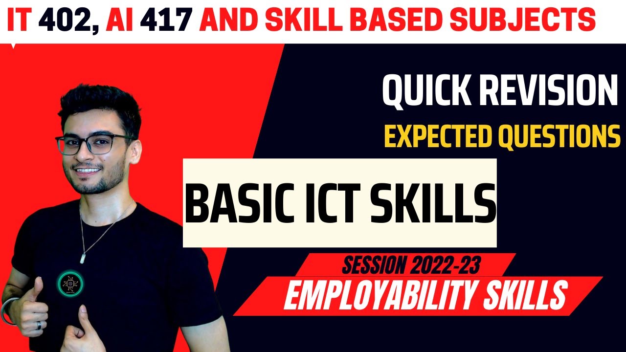 Basic ICT Skills ONE SHOT | EXPECTED QUESTIONS 2024 Boards | Class 10 ...