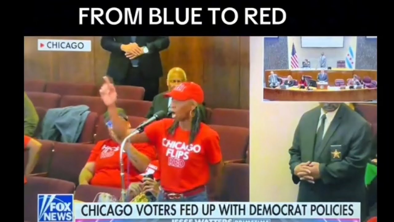 "CHICAGO FLIPS RED" Citizens of Chicago outraged and fed up over ...