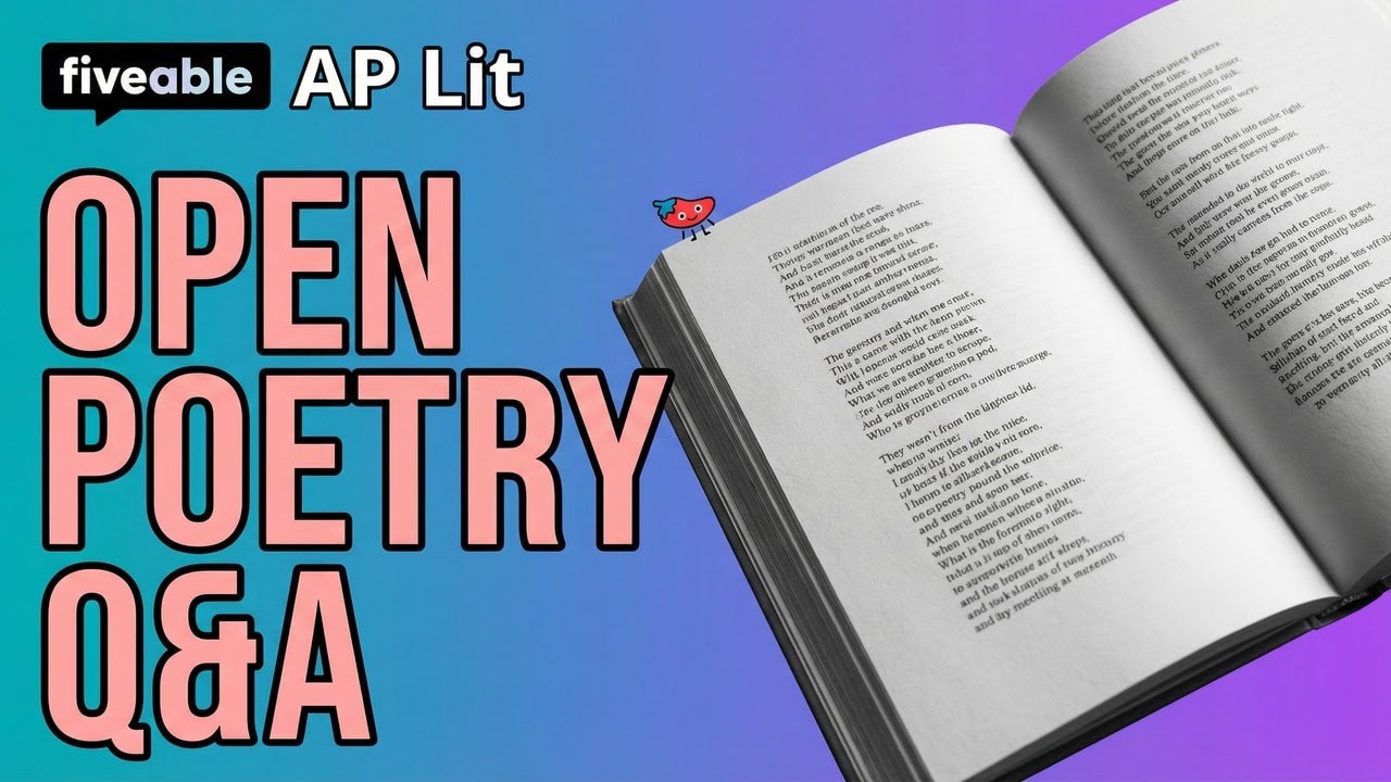 AP English Literature - Q&A: Open Poetry Essay | Fiveable Cram Archive