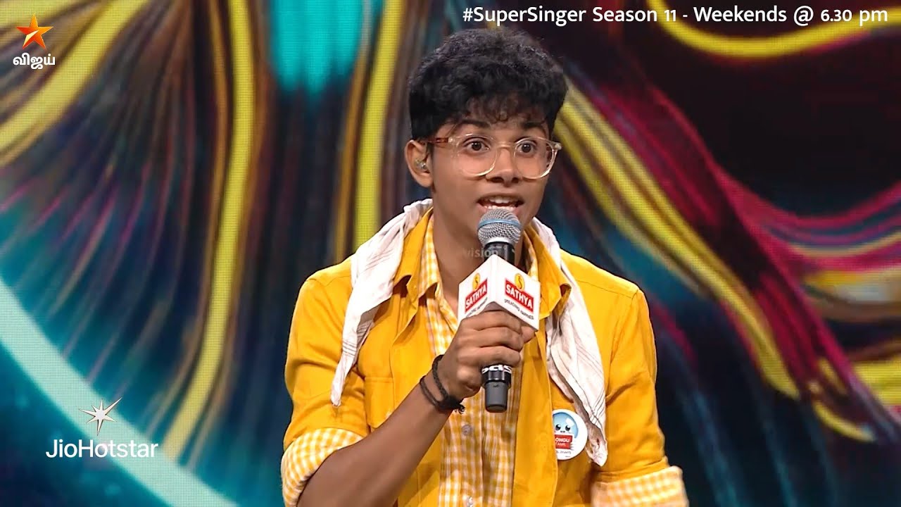 Glimpse of Aadungada Enna Suthi Song by #Nikil 😍🎶 | Super Singer Season ...