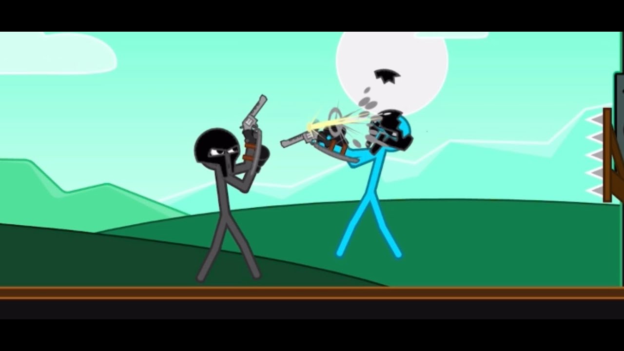 Gun fight (slap stick fighter) - YouTube