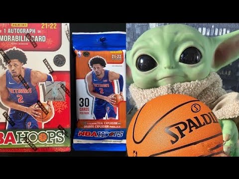NBA. Break Winter Blaster box + Cello pack - Panini Hoops 2021-22 - YouTube