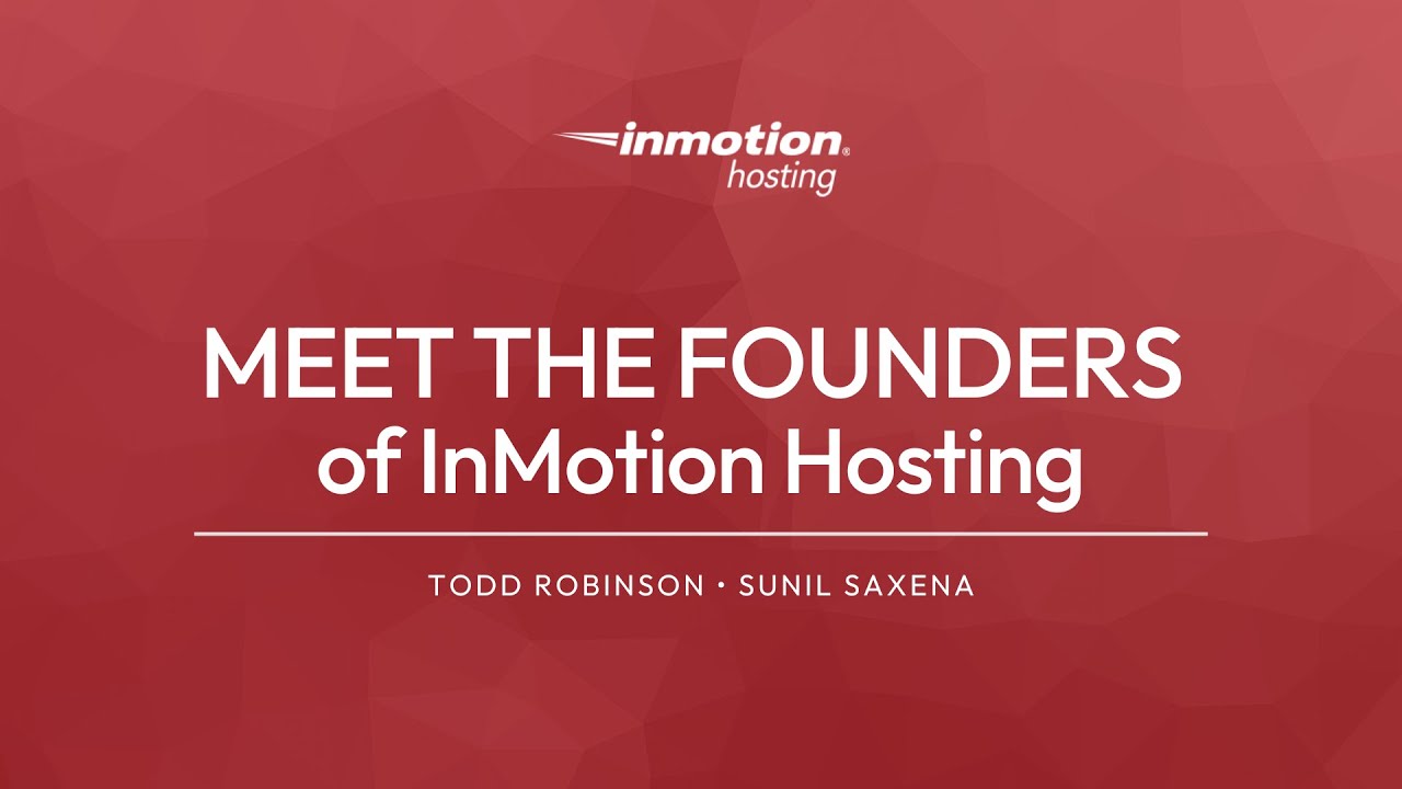 Meet the Founders of InMotion Hosting - YouTube
