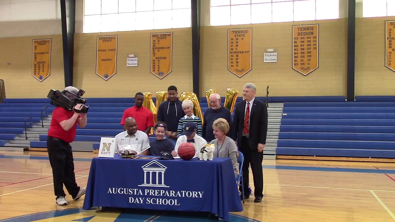 Basketball standout Ryan Jolly signs with the Naval Academy! - YouTube