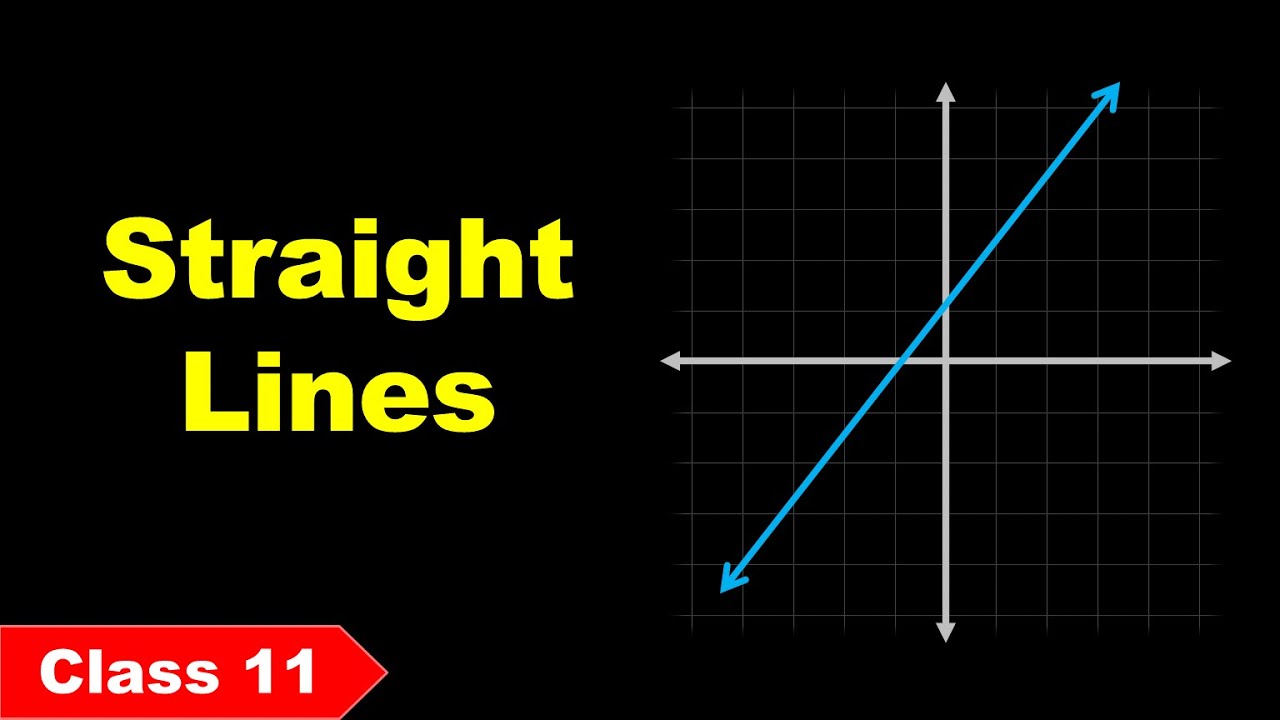 STRAIGHT LINES 🔴 for Class 11 - YouTube