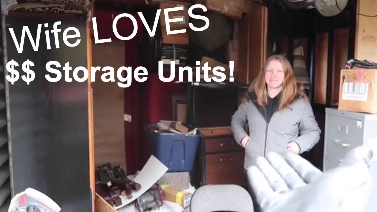 Wife LOVES Buying Abandoned MONEY Storage Units! - YouTube