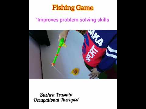 Fishing game activity (Occupational Therapy) - YouTube
