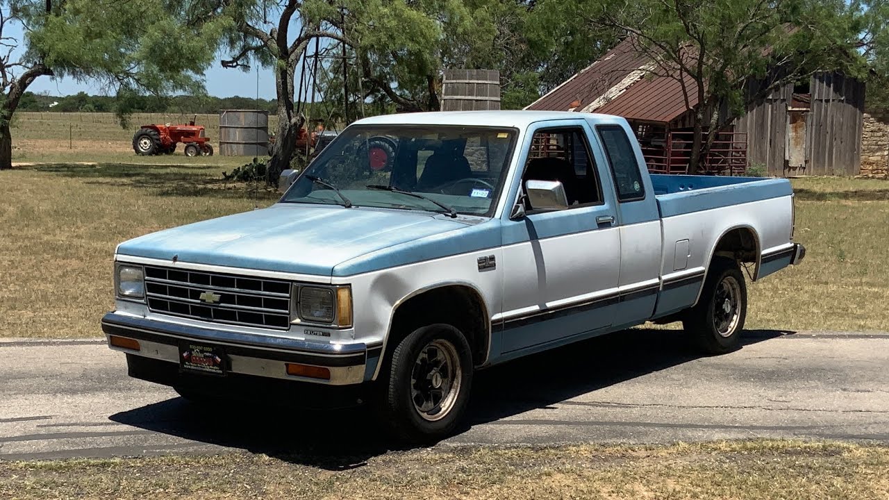 1985 Chevrolet S-10 2.8L V6 Automatic PS PB AC Rear Jump Seats 85-6522 ...