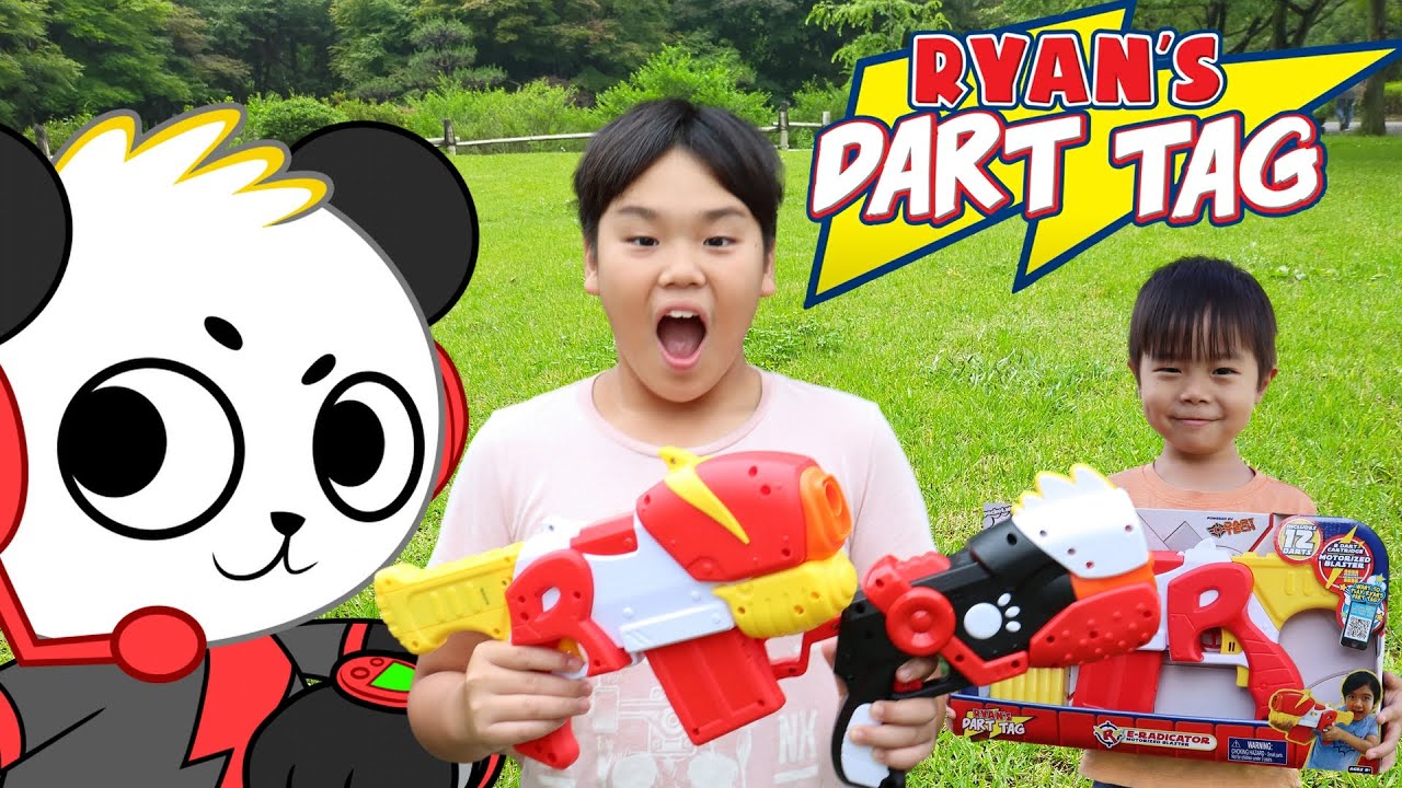 Ryan's Dart Tag Review and Play! E-Radicator and Ryan vs Combo Panda ...