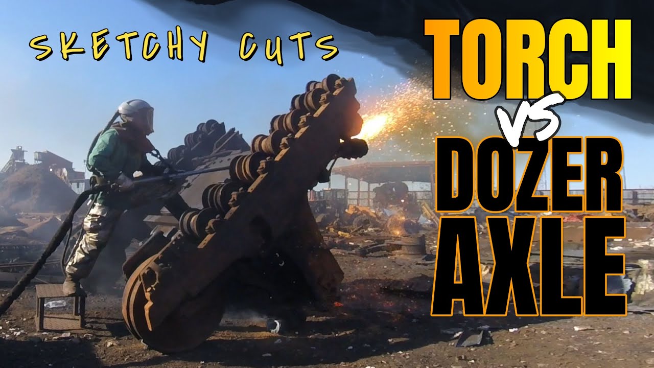 TORCH VS DOZER AXLE 🚧 RAW FOOTAGE - YouTube