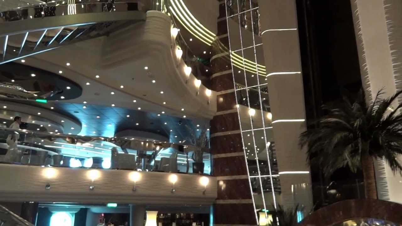 MSC Divina, The Atrium - YouTube