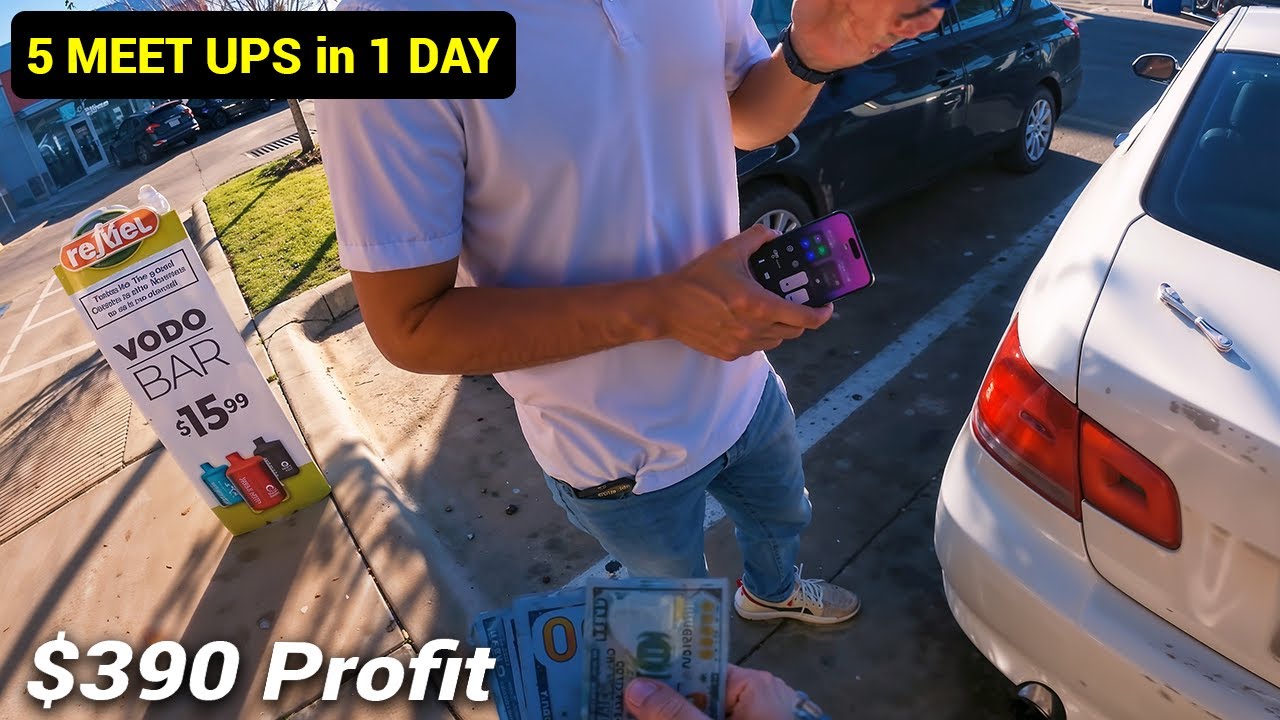5 Meets Ups 1 Day ($390 Profit) Full Time Reseller - YouTube