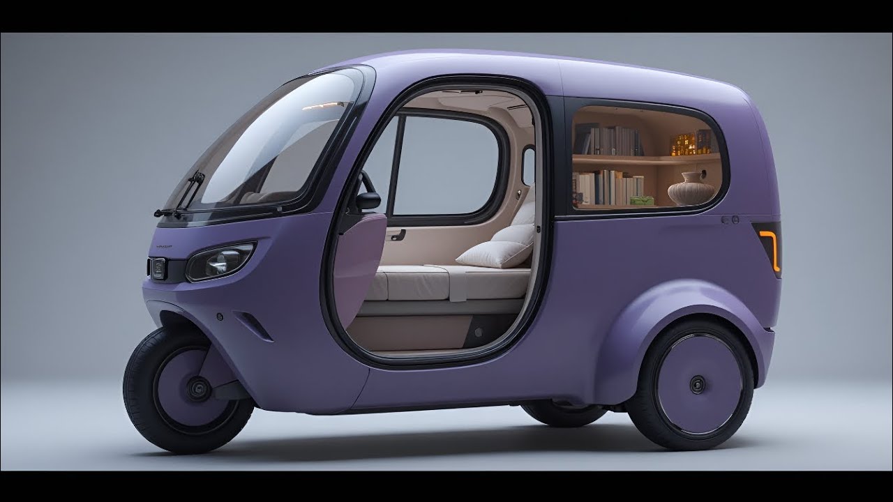 “2025 Futuristic Three-Wheel Electric Tricycle – Compact Power Meets ...