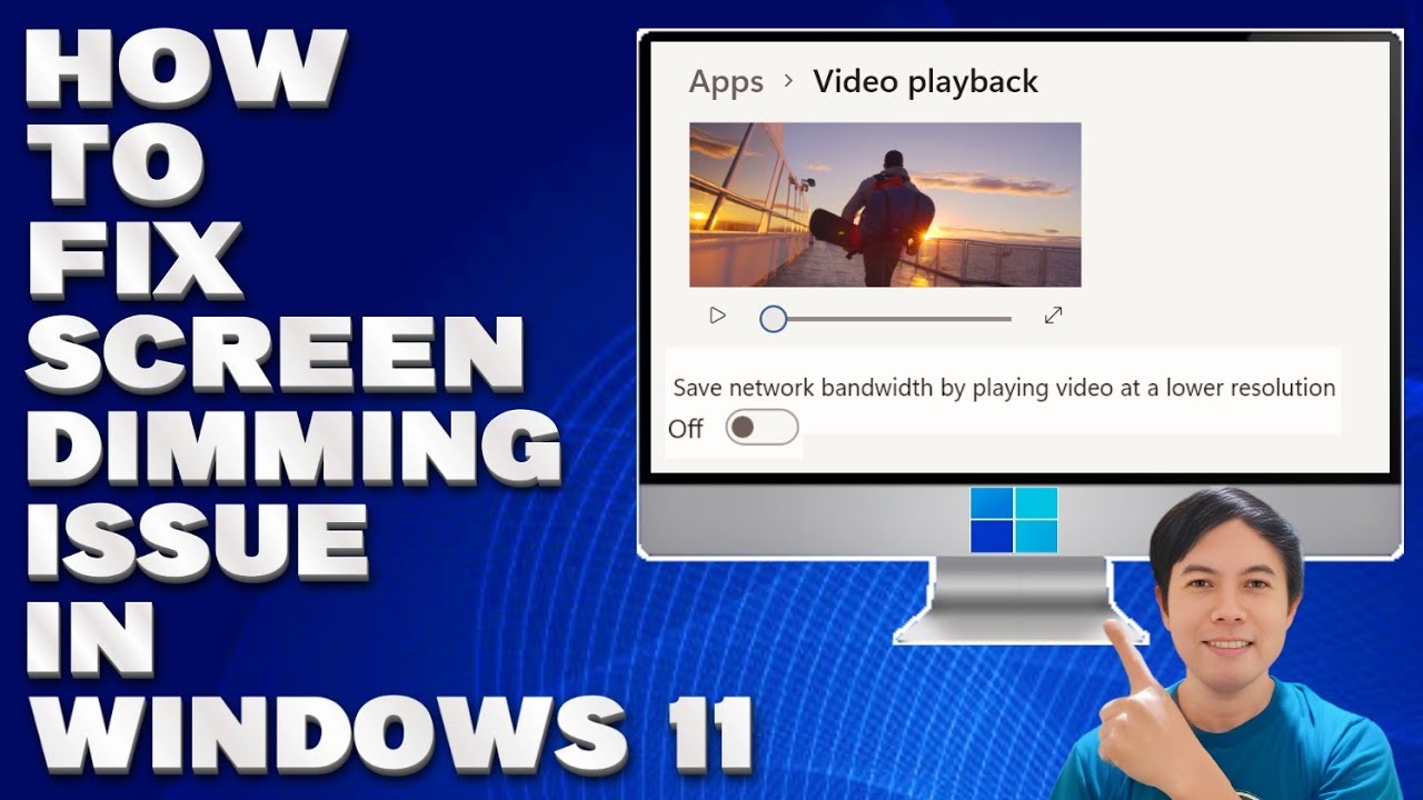 How To Fix Screen Dimming Issue in Windows 10/11 [Solution] - YouTube