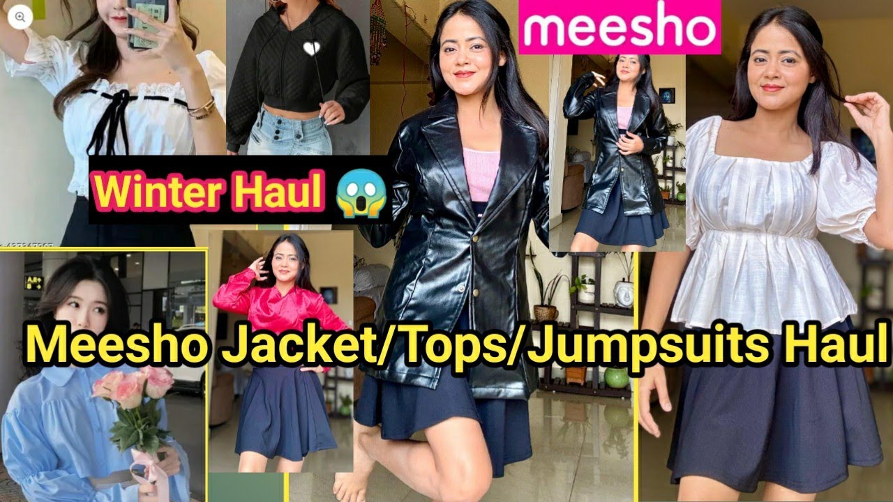 Meesho Haul | Meesho winterwear haul | Dress/Jumpsuit, Jacket🌹Meesho ...