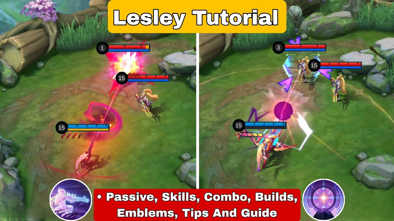 How To Use Lesley Mobile Legends | Tips And Guide | Lesley Tutorial ...