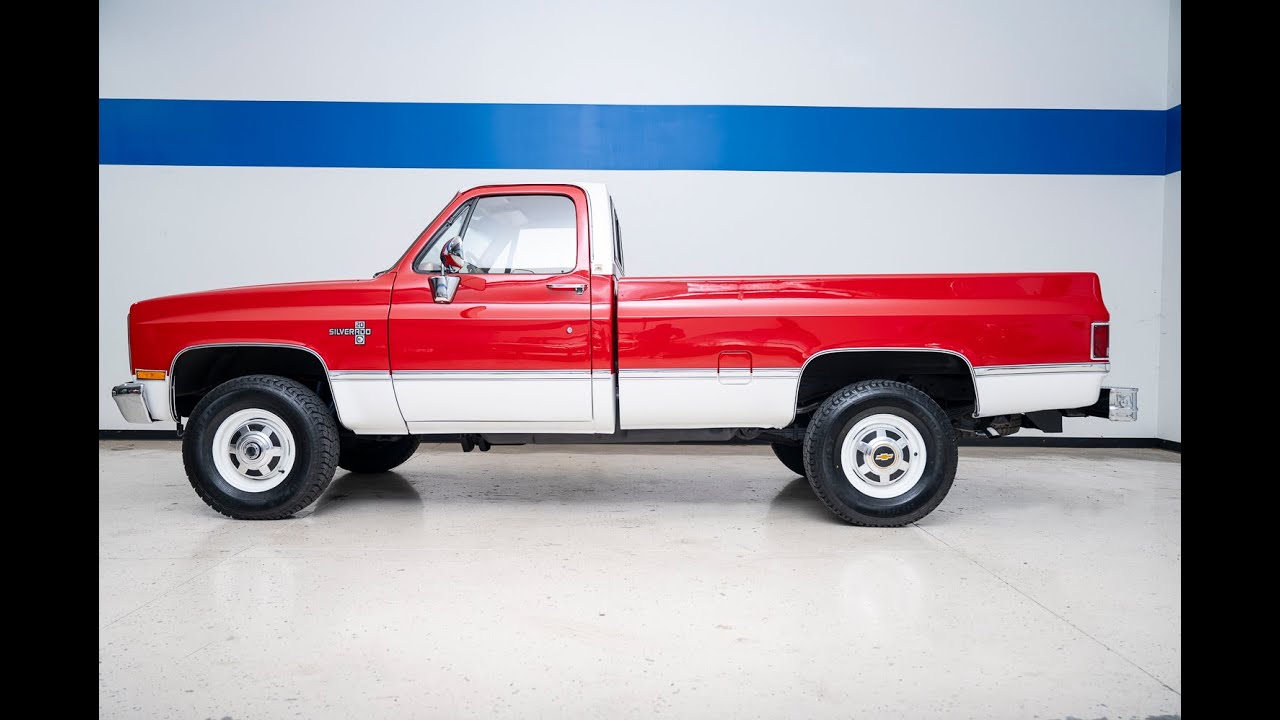 1986 Chevy Silverado K20 demo - YouTube
