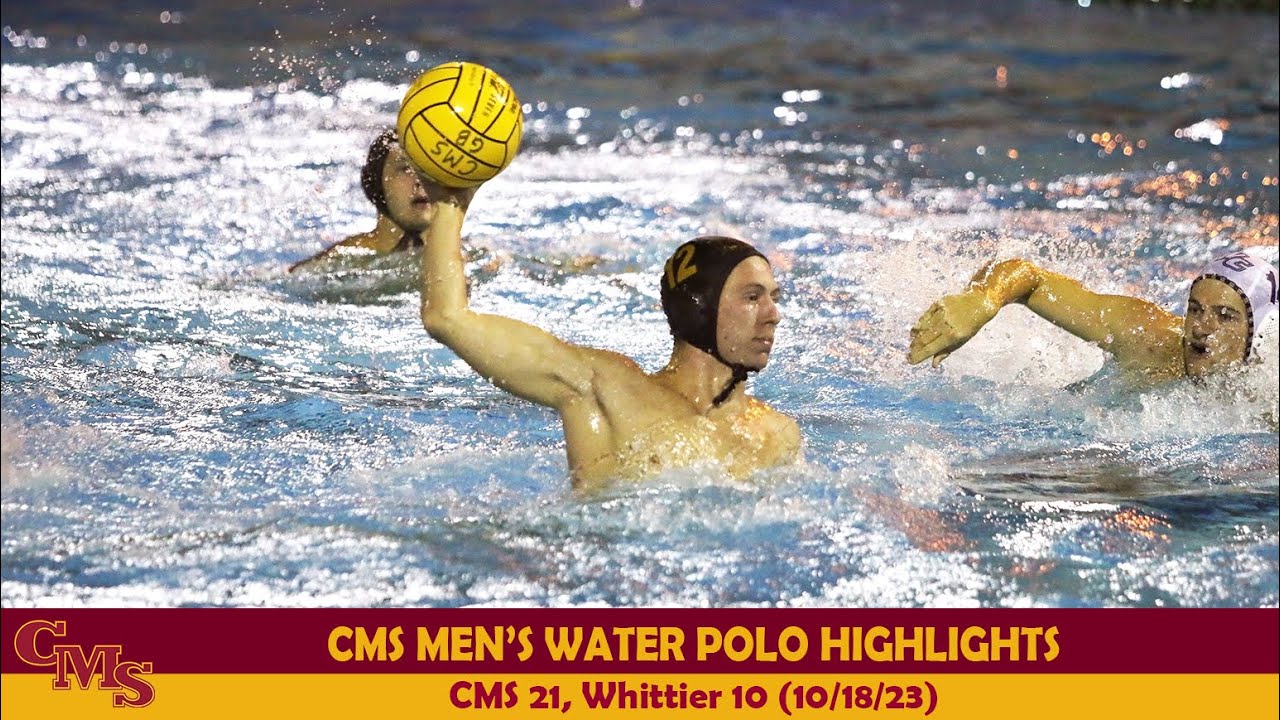 CMS Men's Water Polo Highlights vs. Whittier (10/18/23) - YouTube